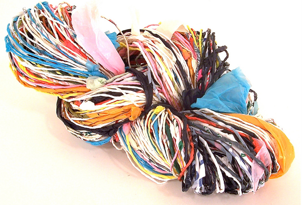 She Spins Plastic Yarn and Calls It 'Plarn' - KnitHacker: Where Art ...