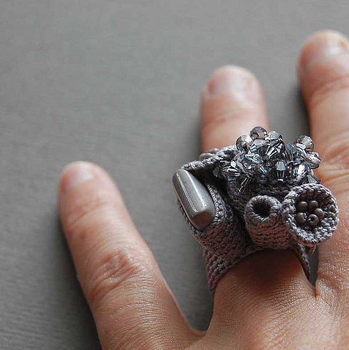 A Crochet Ring That’s Wearable Art - KnitHacker