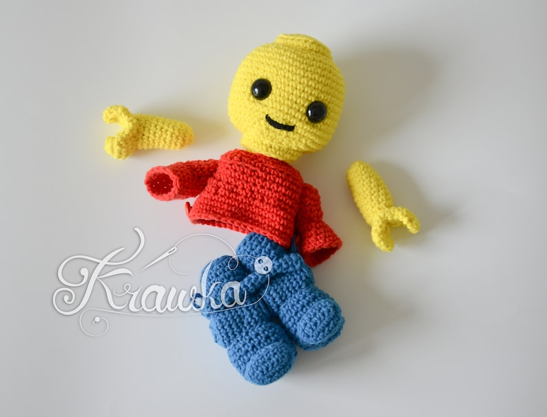 Knit OR Crochet A Lego Minifigure, Some Assembly Required! - KnitHacker