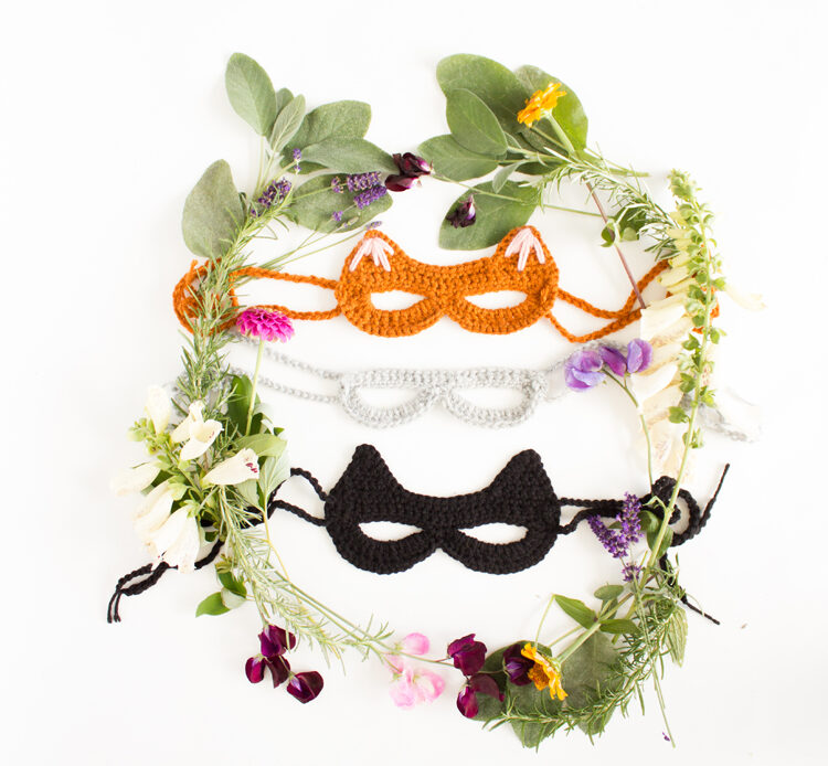 Cute Kitty Cosplay Alert! Crochet a Cat Mask With This Free Pattern ...