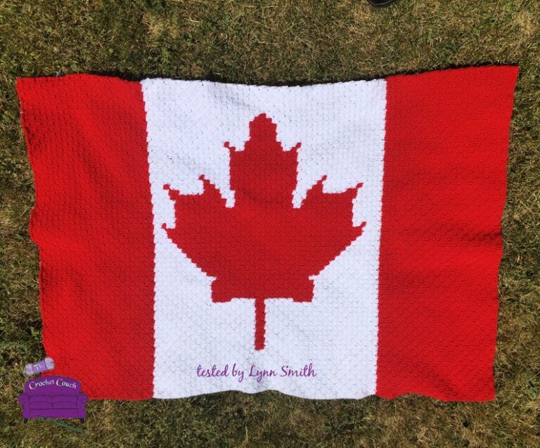Crochet a Canada Flag Blanket … a C2C Project For The Country Whose ...