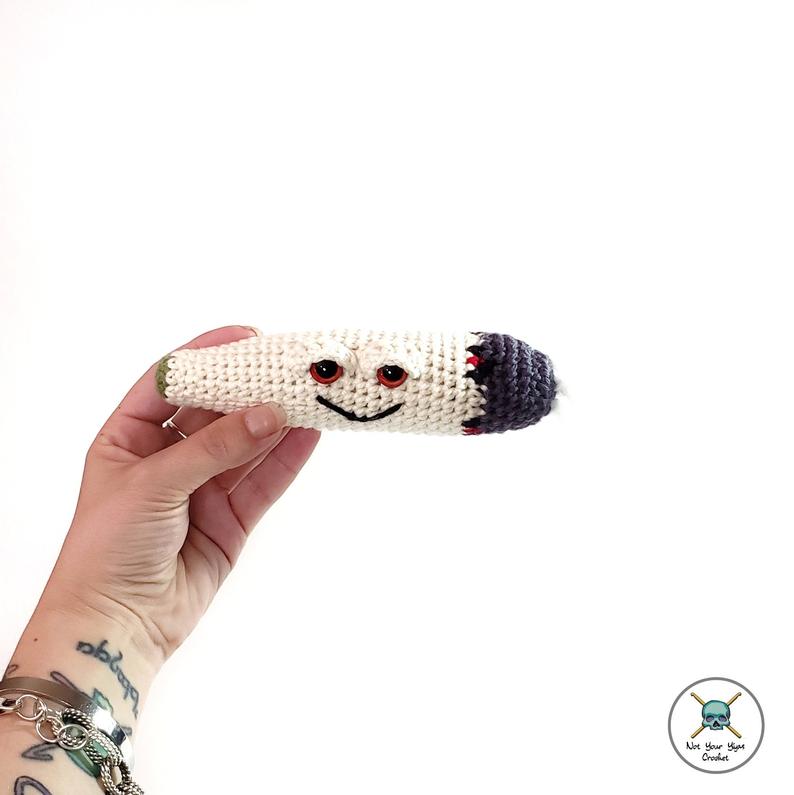 Crochet a Bong Amigurumi and a Spliff To Go With! - KnitHacker: Where ...
