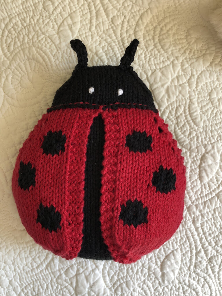 Knit an Adorable Lovebug … It Has Wings That Open! | KnitHacker