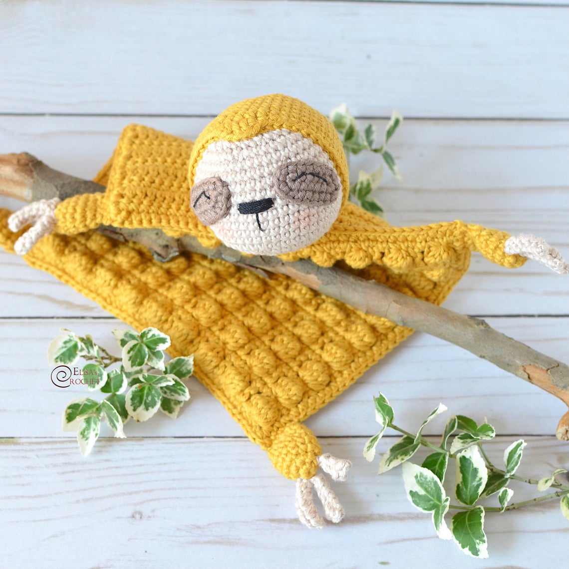 Crochet An Adorable Sloth Blanket ... So Cute! - KnitHacker: Where Art ...