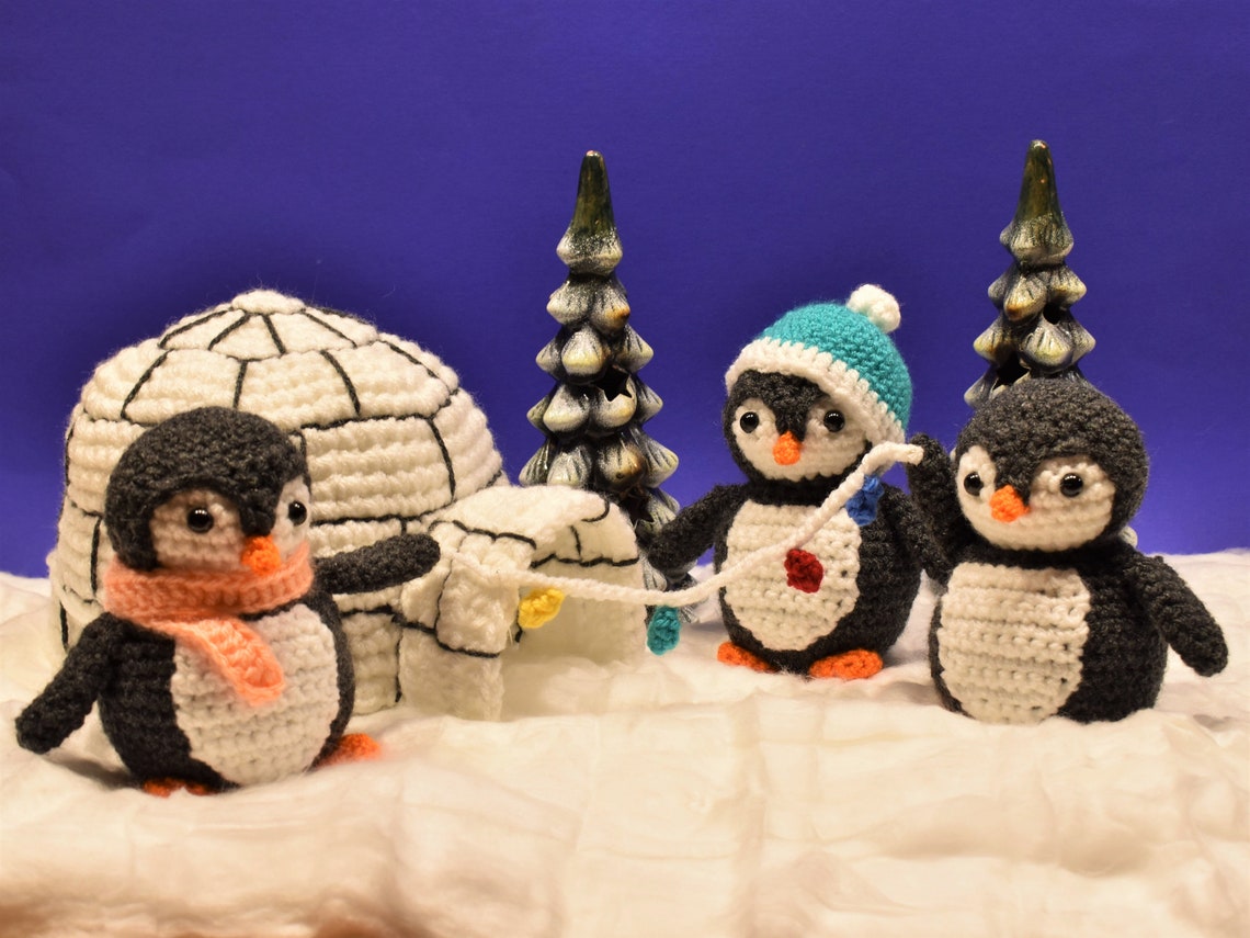 Crochet a Penguin Party ... I Spy An Adorable Igloo! - KnitHacker ...
