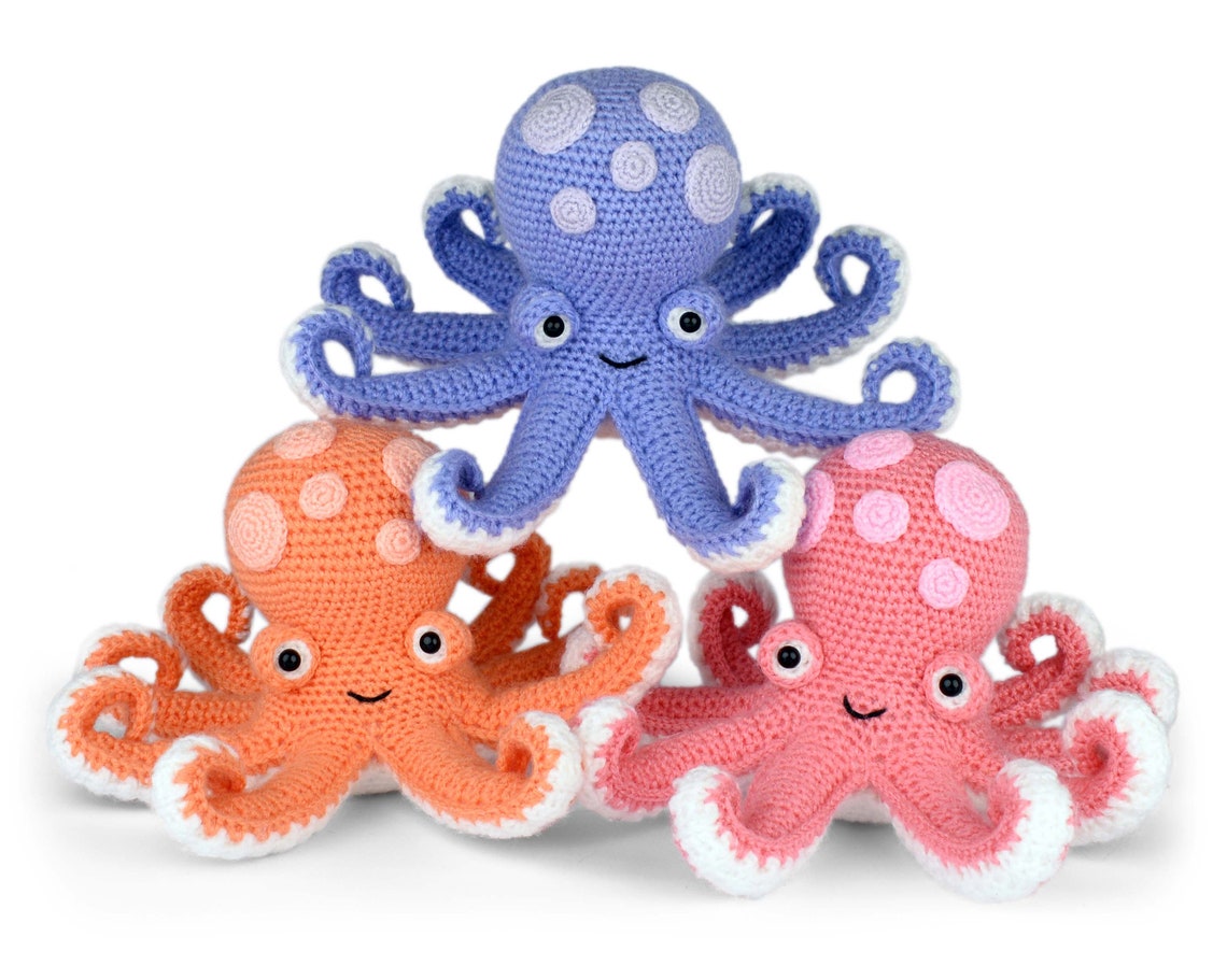 Crochet An Otto the Octopus Amigurumi Designed By Moji-Moji Design ...