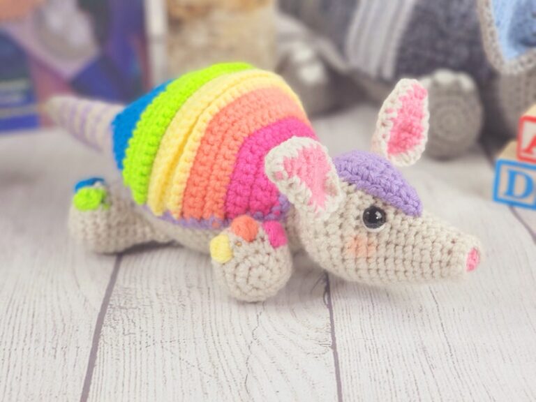 Crochet a Colorful Armadillo ... So Cute! - KnitHacker: Where Art ...