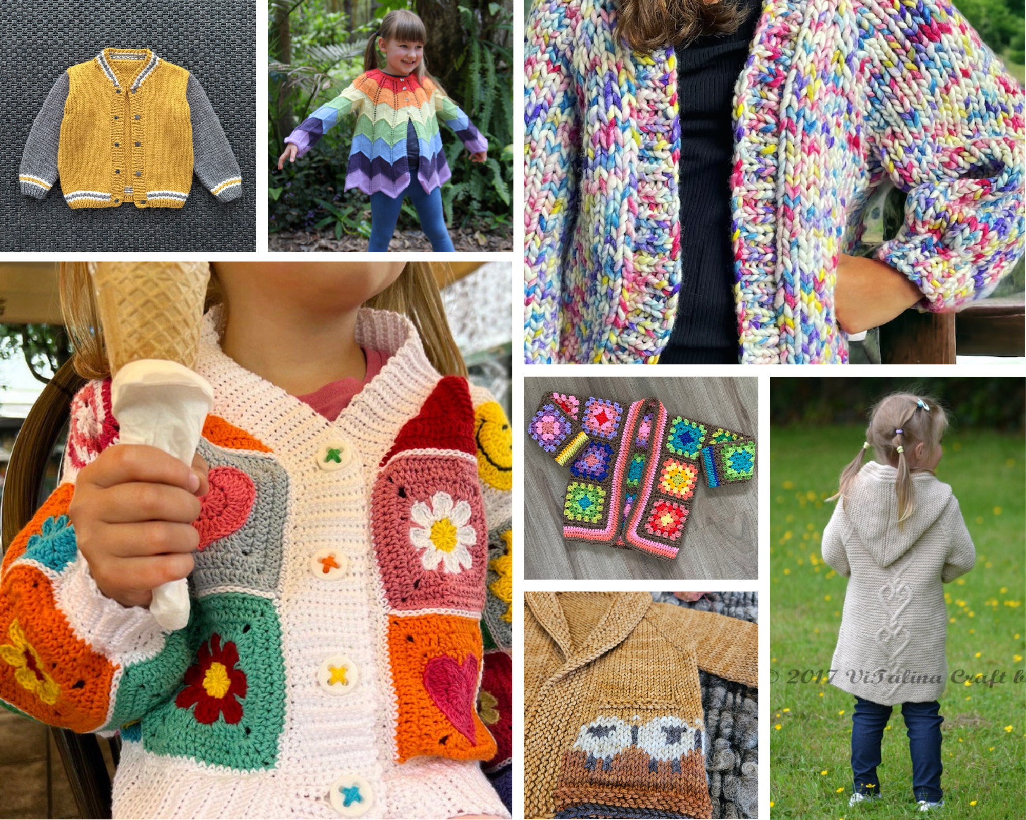 13 Knit & Crochet Jacket Patterns For Your Fave Kiddo, Unique Designs ...