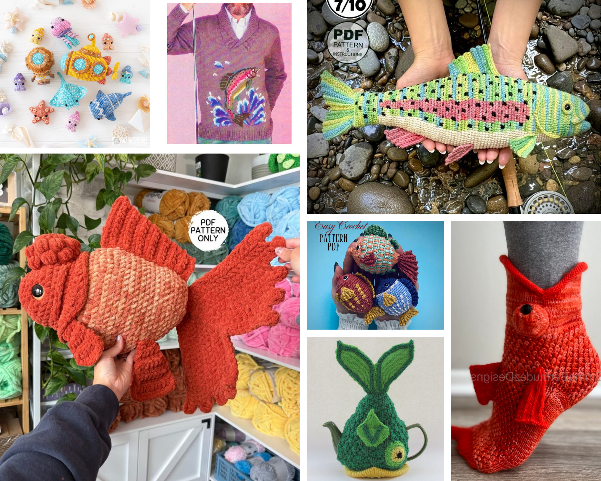 Oh For Cod's Sake - The Best Knit & Crochet Patterns Featuring Fish ...